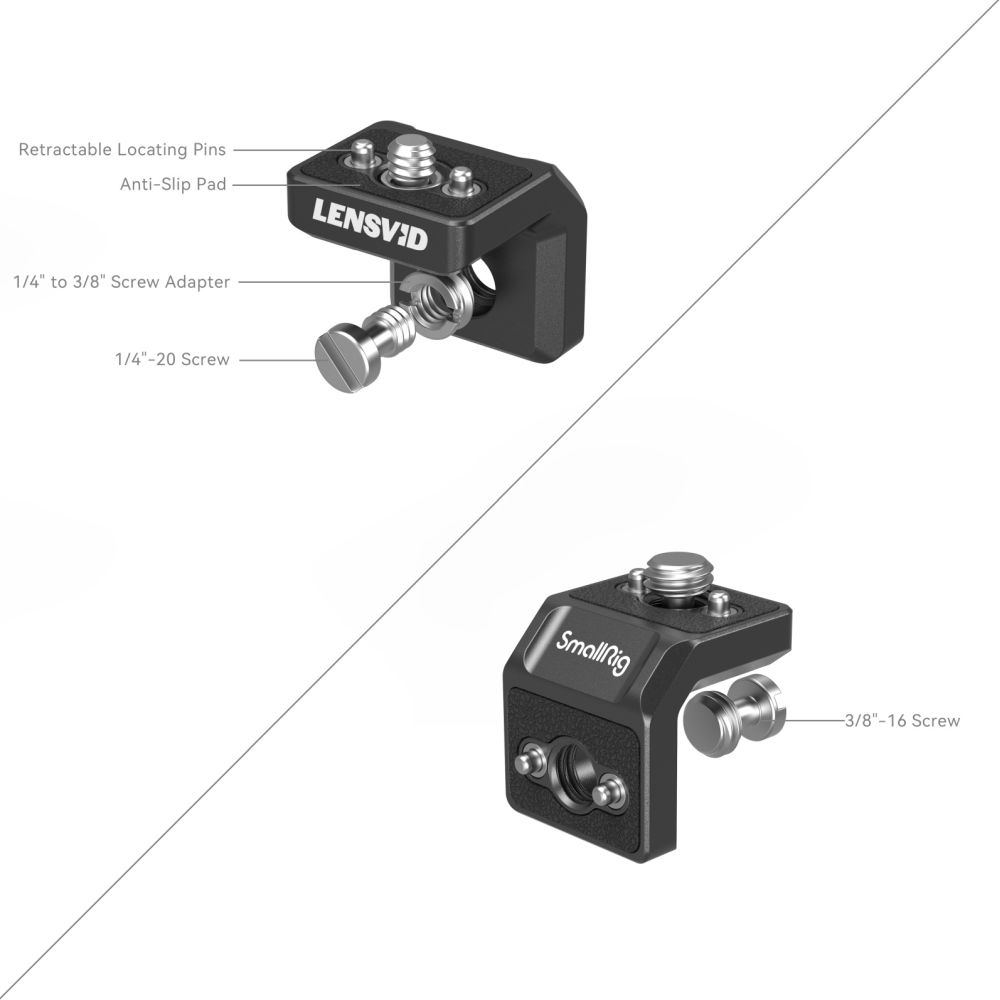 SmallRig x LensVid mini L-Shaped Mount Plate Kit MD4360 OUTLET