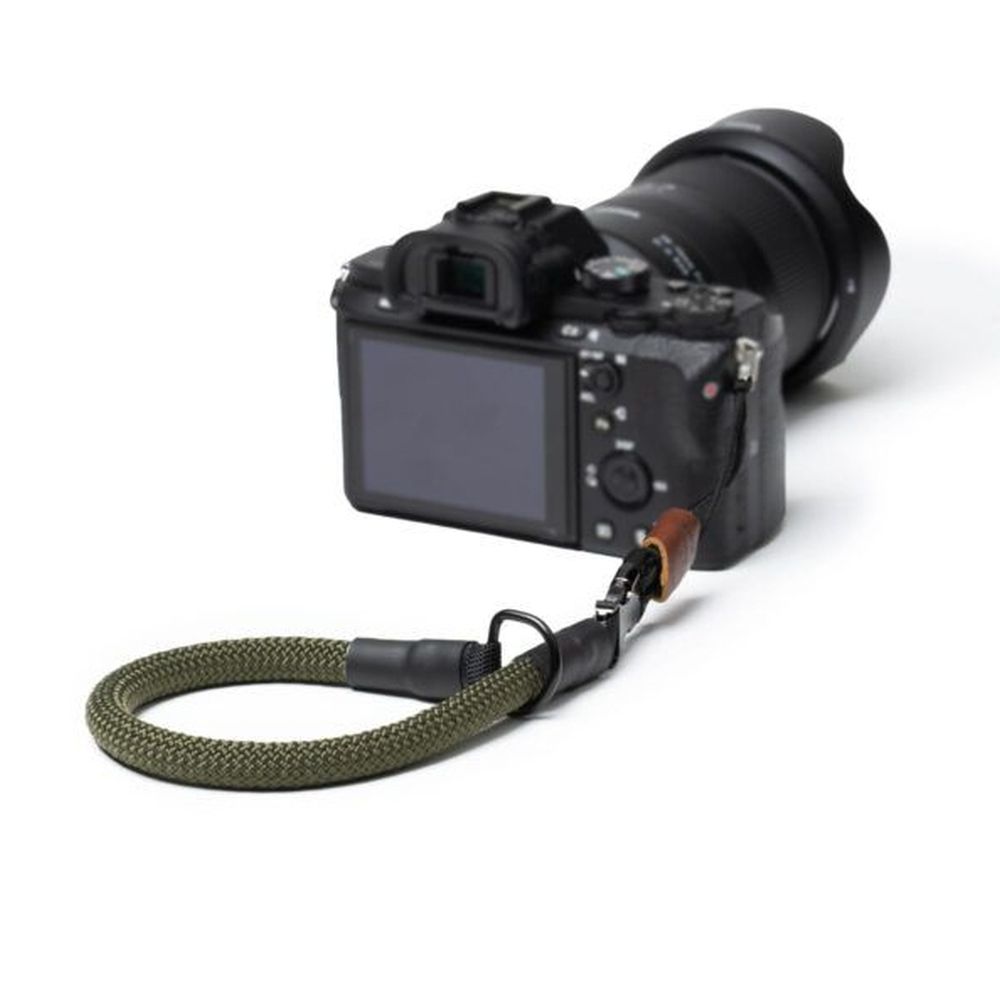 C-Rope Loop Camera wrist strap Military Olive, 30cm Climbing rope