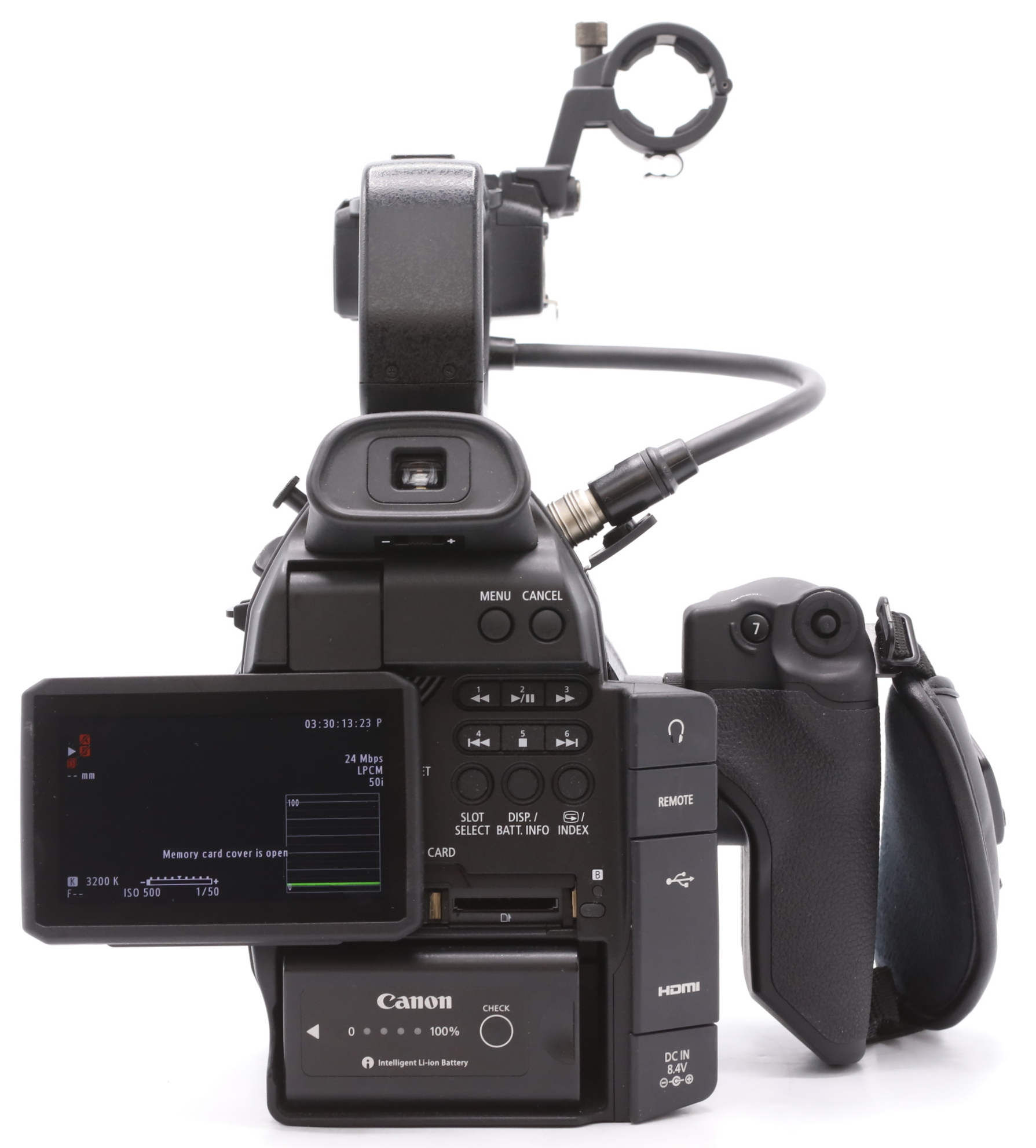 Canon EOS C100 body incl. Dual-Pixel Autofocus upgrade SN:853880900108 ...