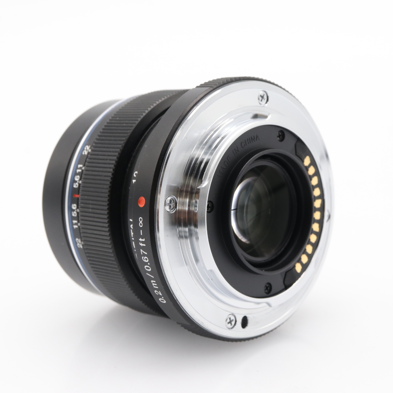 Olympus MFT 12mm F/2.0 zwart ED M.Zuiko Digital occasion