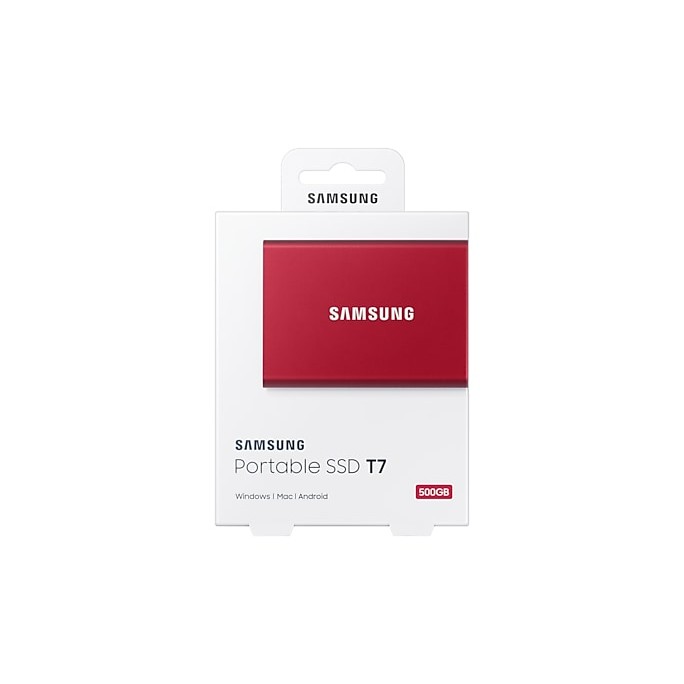 Samsung Portable SSD T7 500GB - Red