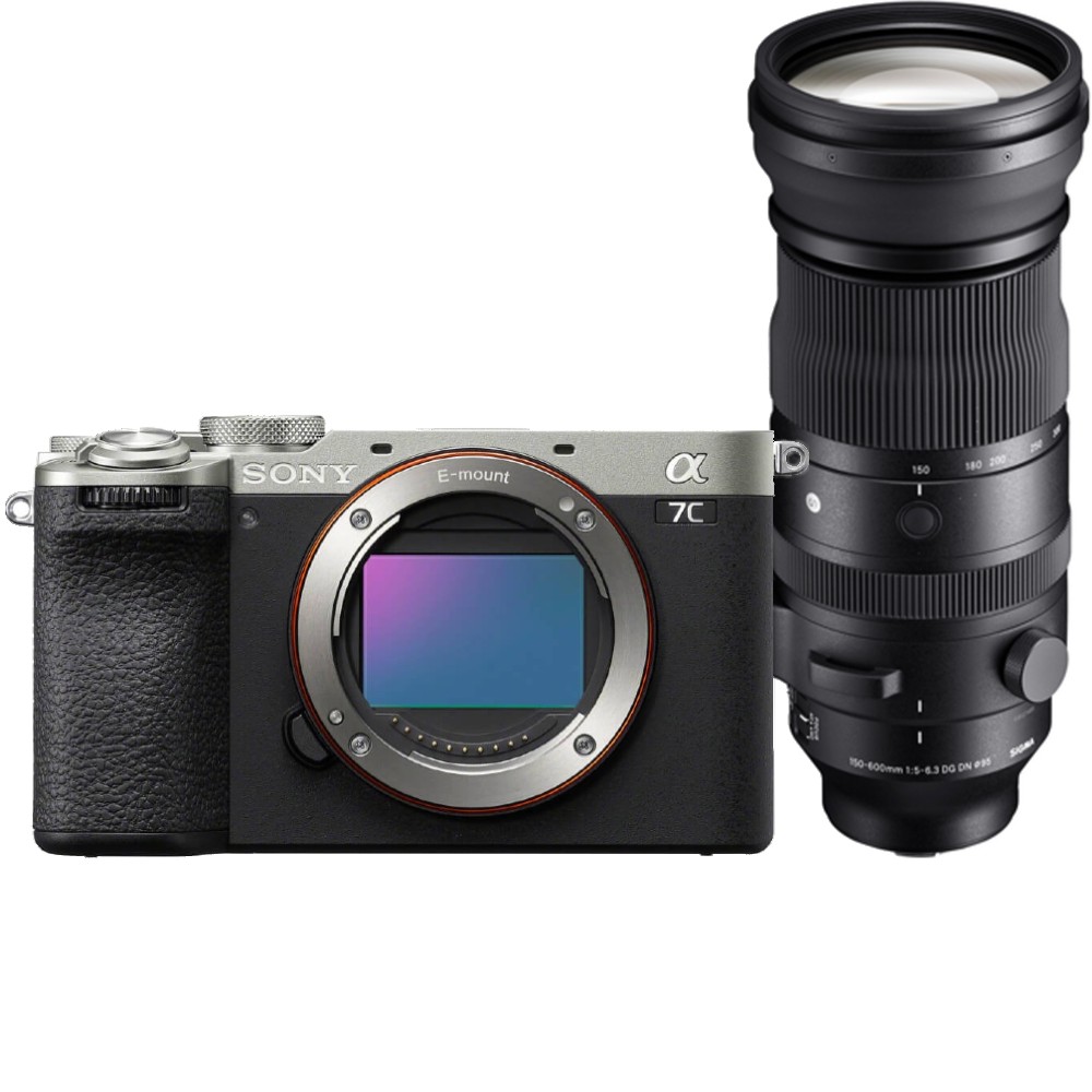 Sony A7C II silver + Sigma 150-600mm F/5-6.3 DG DN OS Sports Sony FE