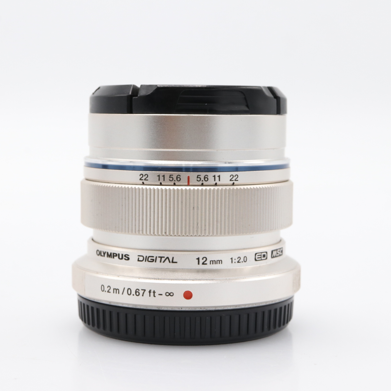 Olympus MFT 12mm F/2.0 zilver ED M.Zuiko Digital occasion - Kamera Express