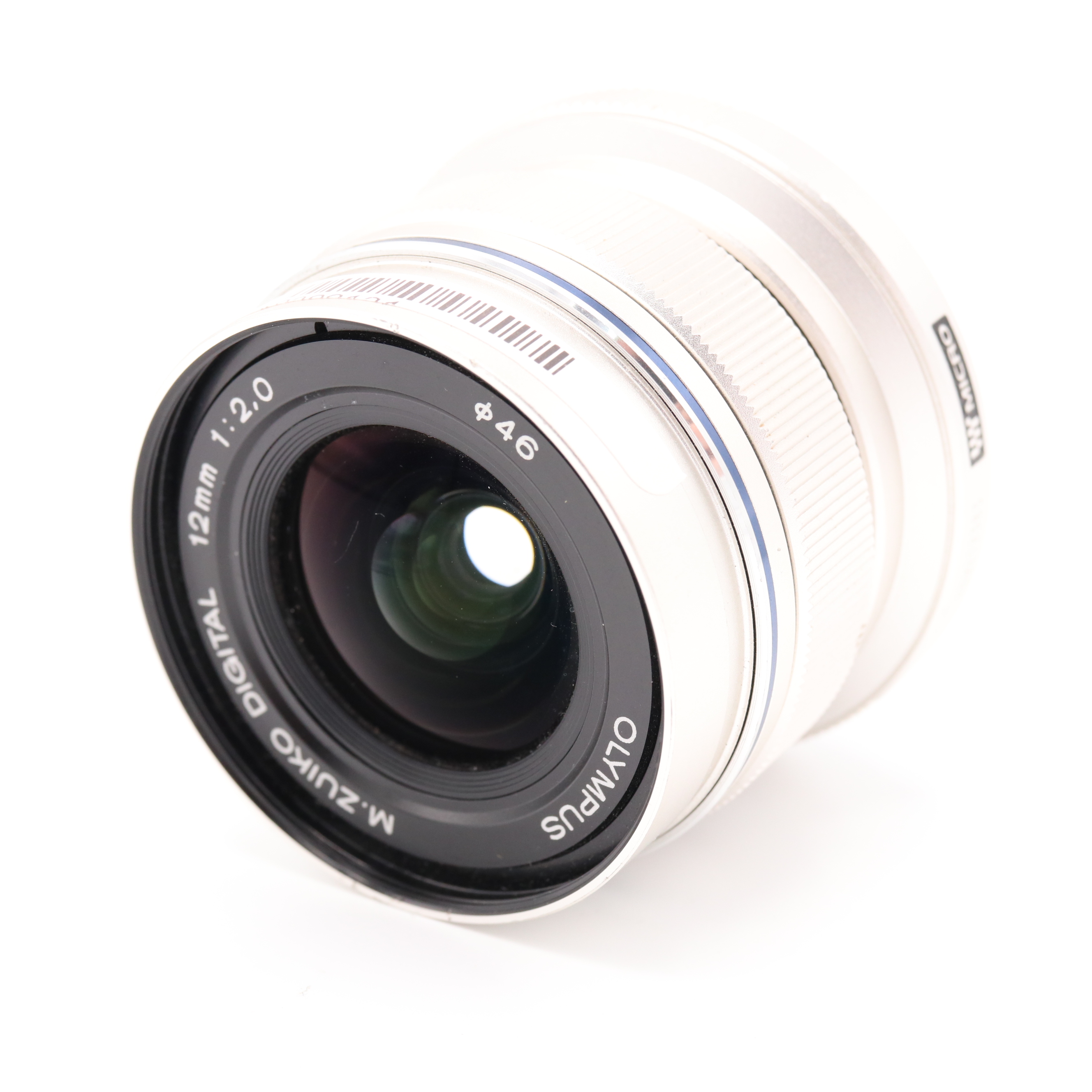 Olympus MFT 12mm F/2.0 zilver ED M.Zuiko Digital occasion - Kamera Express