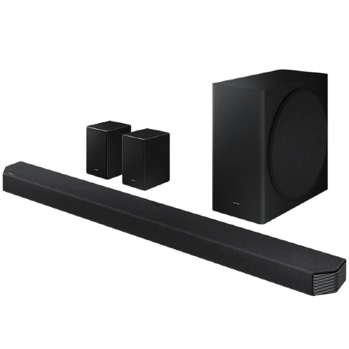 Samsung HW-Q950A Dolby Atmos Soundbar met subwoofer en achterspeakers ...