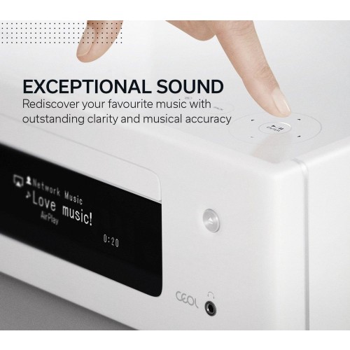 Denon CEOL N10 Hifi Set - White