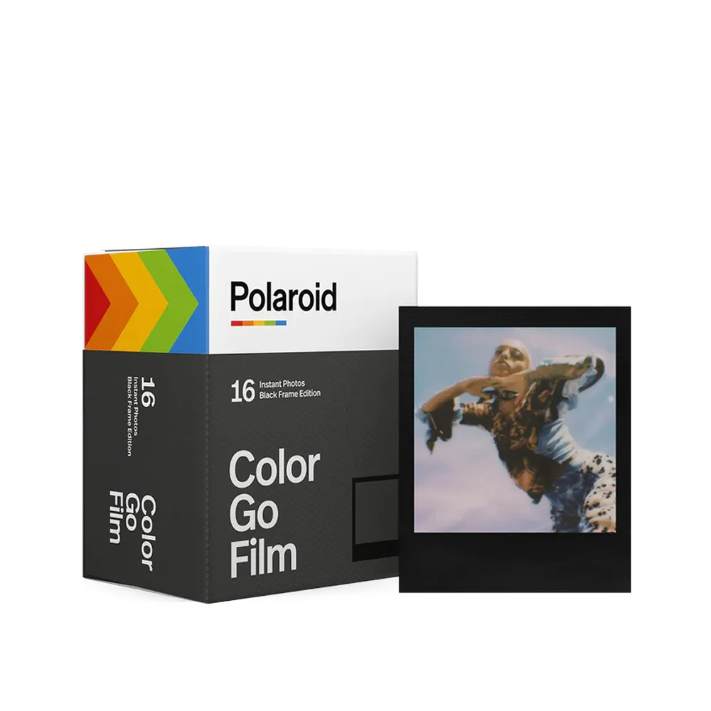 Polaroid Go Color Instant Film Double Pack (2 x 8 photos), black frame