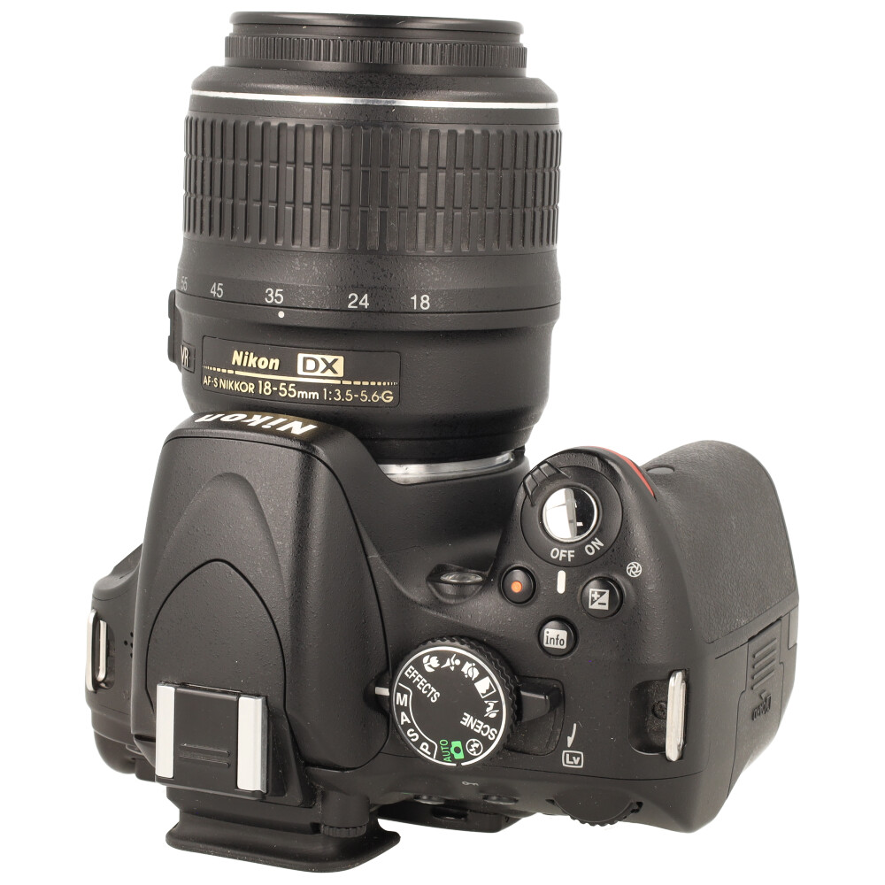 Nikon D5100 body + AF-S 18-55mm F/3.5-5.6G VR DX occasion - Kamera Express