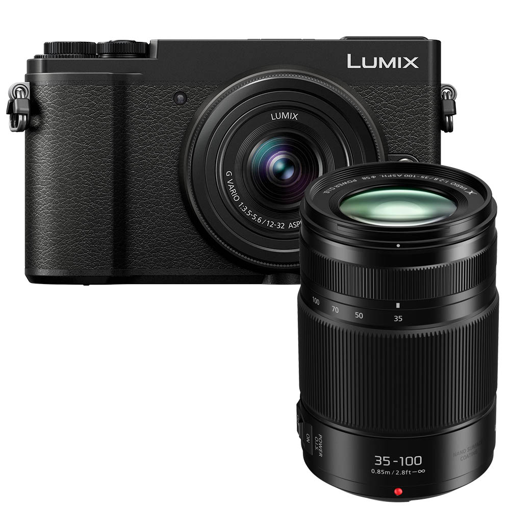 Panasonic Lumix DC-GX9 zwart + 12-32mm + 35-100mm ASPH - Kamera Express