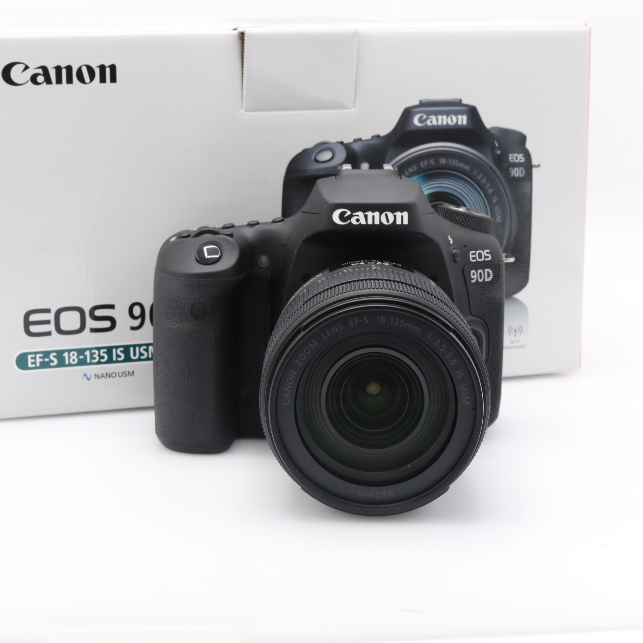 Canon EOS 90D + 18-135mm F/3.5-5.6 iS USM NANO occasion - Kamera Express