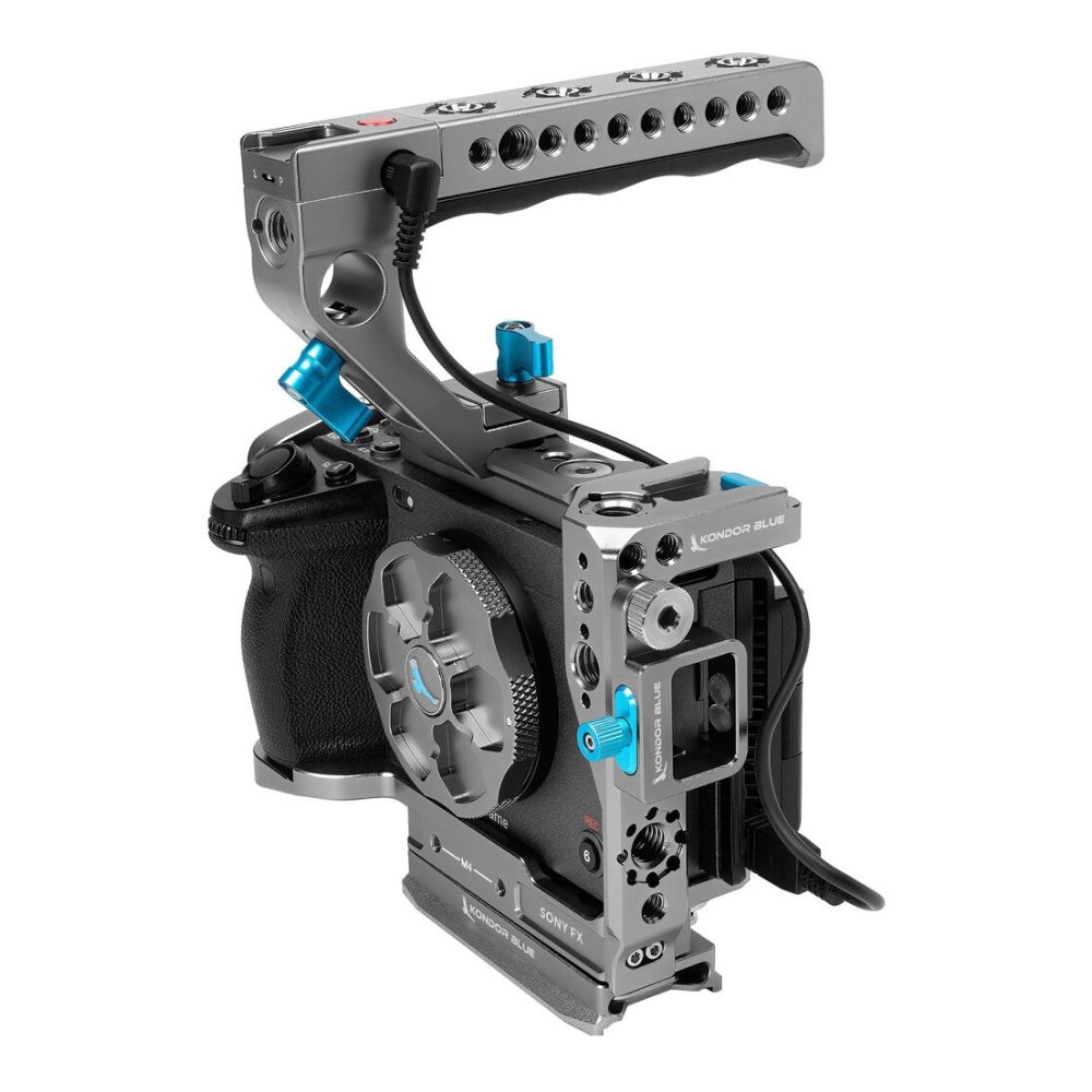 Kondor Blue Sony FX3/FX30 Cage met Trigger Handle (Space Gray)