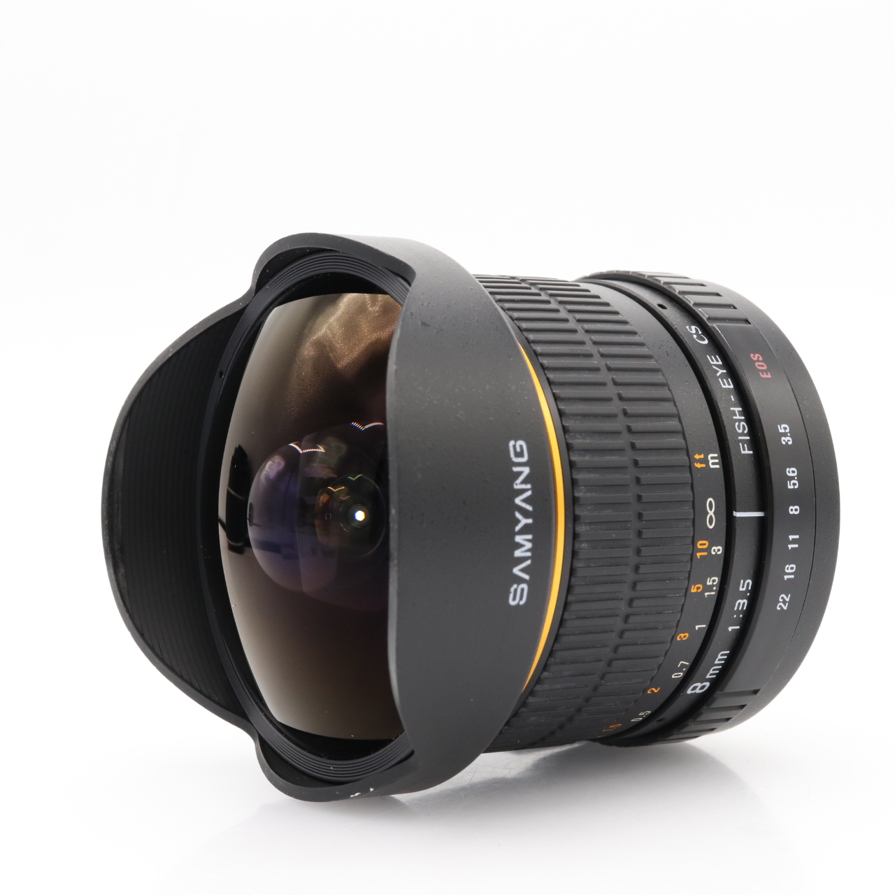 Samyang 8mm F/3.5 CS Fisheye Canon occasion - Kamera Express