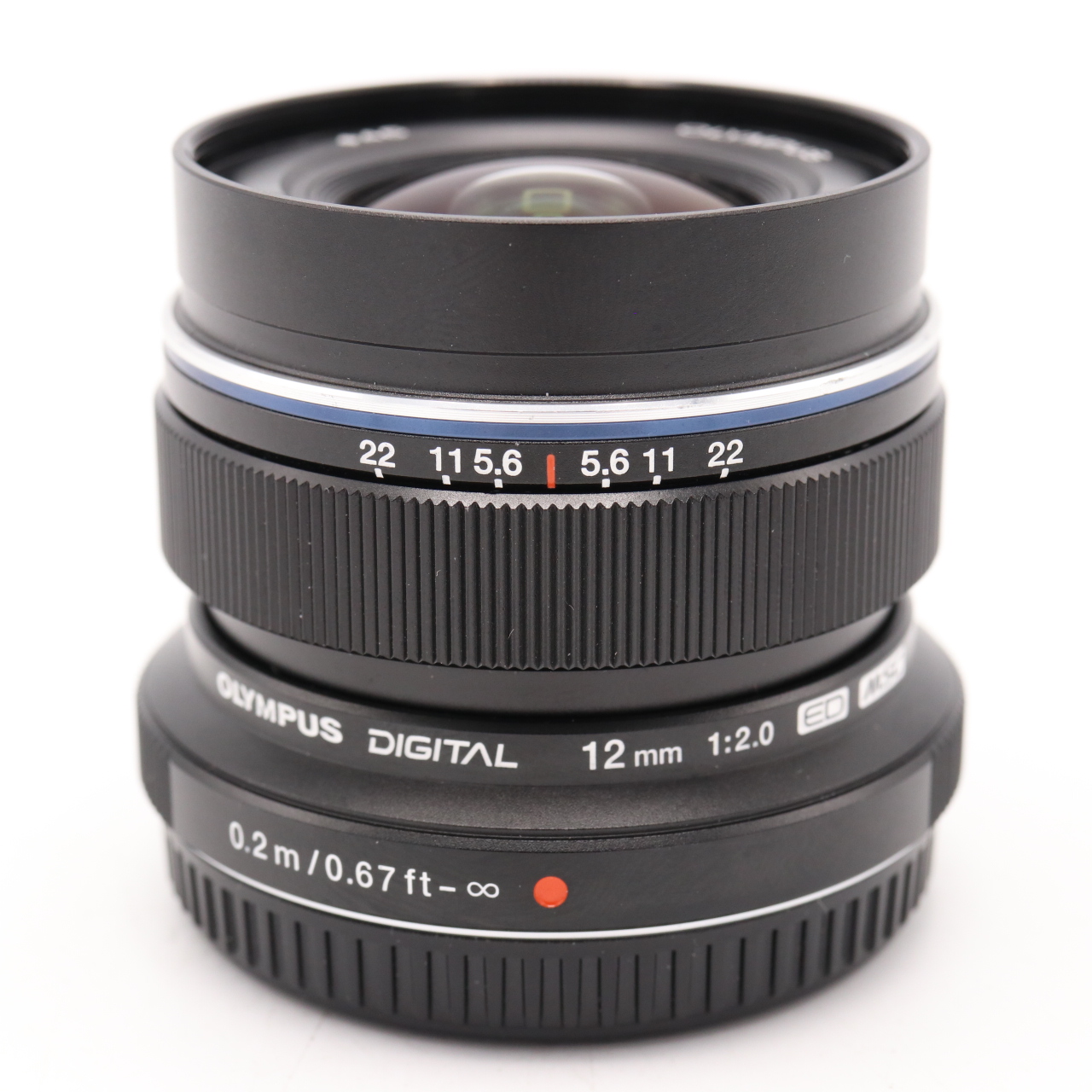 Olympus MFT 12mm F/2.0 zwart ED M.Zuiko Digital occasion - Kamera Express