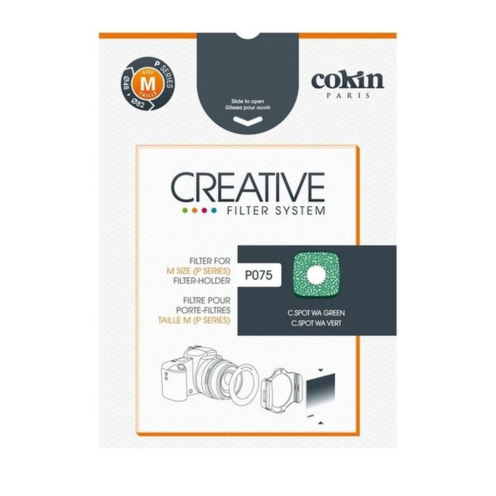 Cokin Filter P075 Center spot wide angle green - Kamera Express