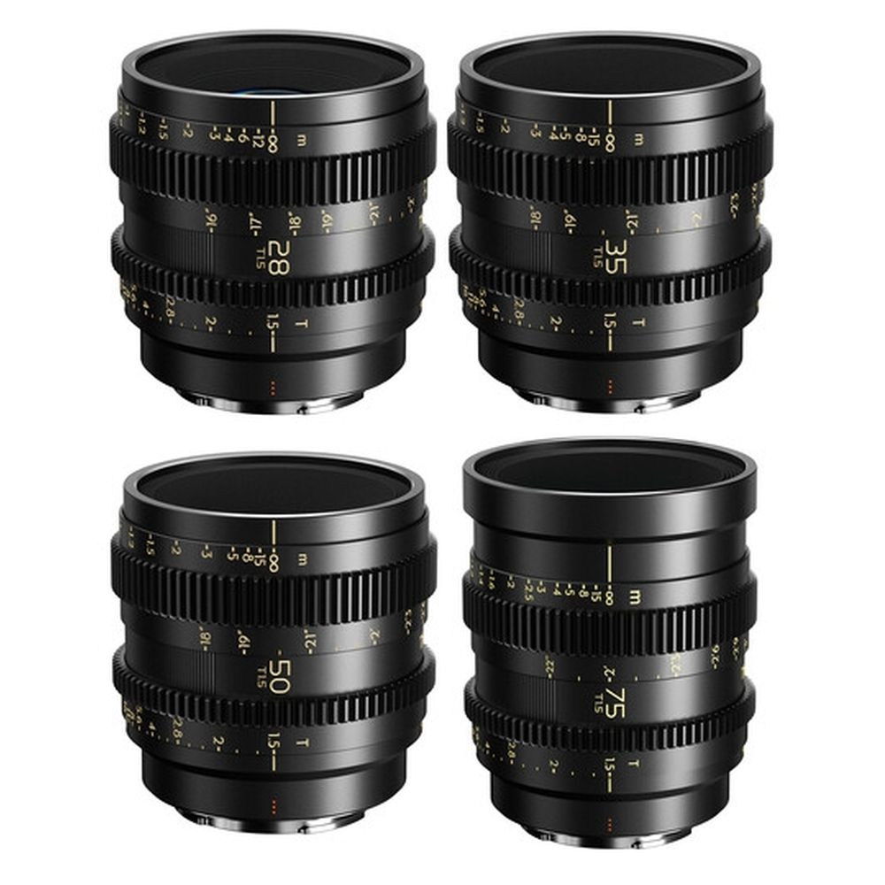 Thypoch Full-frame Cine Lens-4 lens kit voor Sony E-mount (Simera-C 28 ...