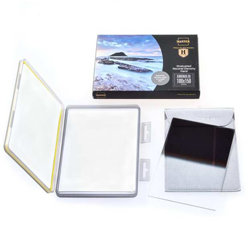 Benro Master Series Hard-edged graduated ND filter GND8 HARD, 150x170mm ...