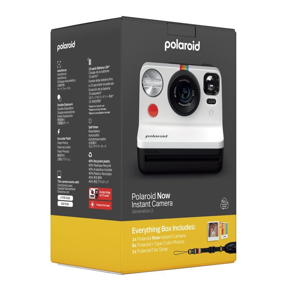 Polaroid Now Gen 2 Everything Box Black&White (incl strap/single color ...